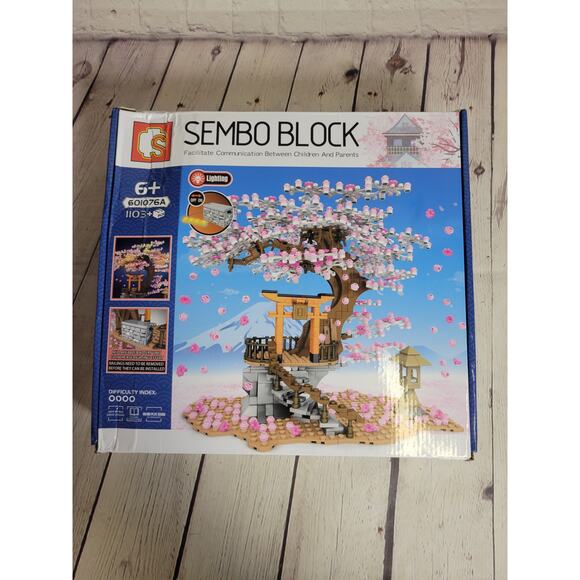Sembo Block | Toys | Sembo Block Sakura Tree Cherry Blossom 6076a 1103 ...